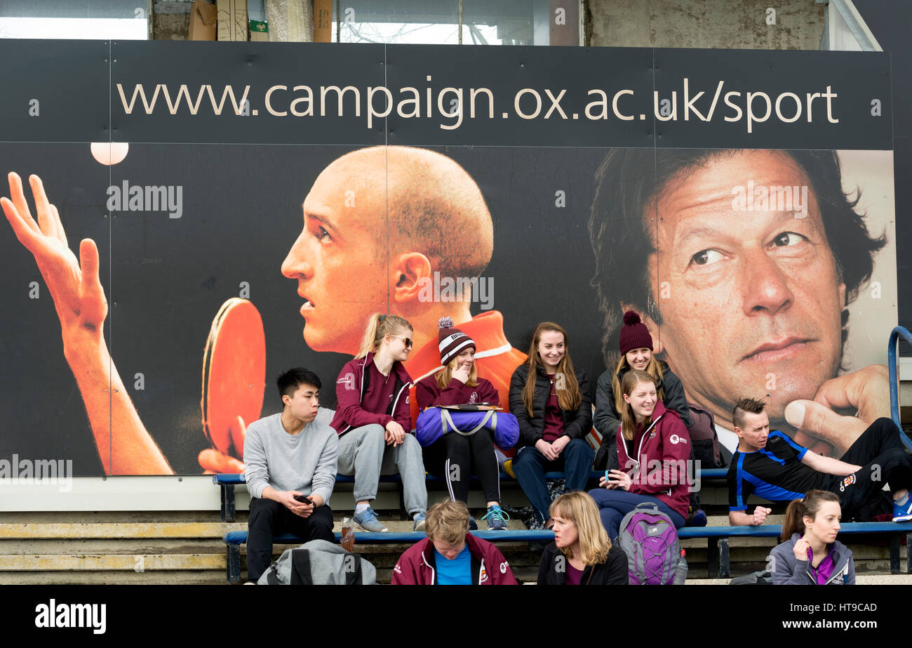 Runners at the Iffley Road track for the annual Teddy Hall Relays ...
