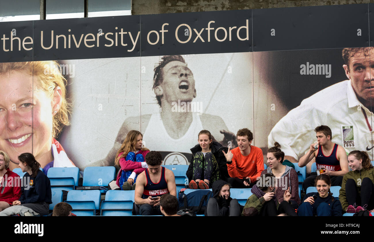 Runners at the Iffley Road track for the annual Teddy Hall Relays ...