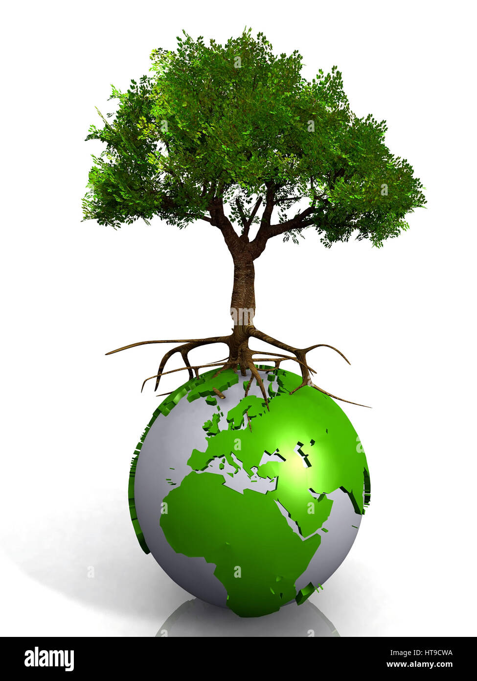 earth and tree Stock Photo - Alamy