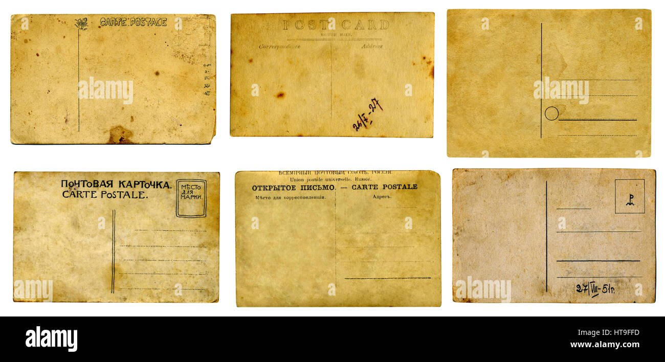 Old postcards hi-res stock photography and images - Alamy