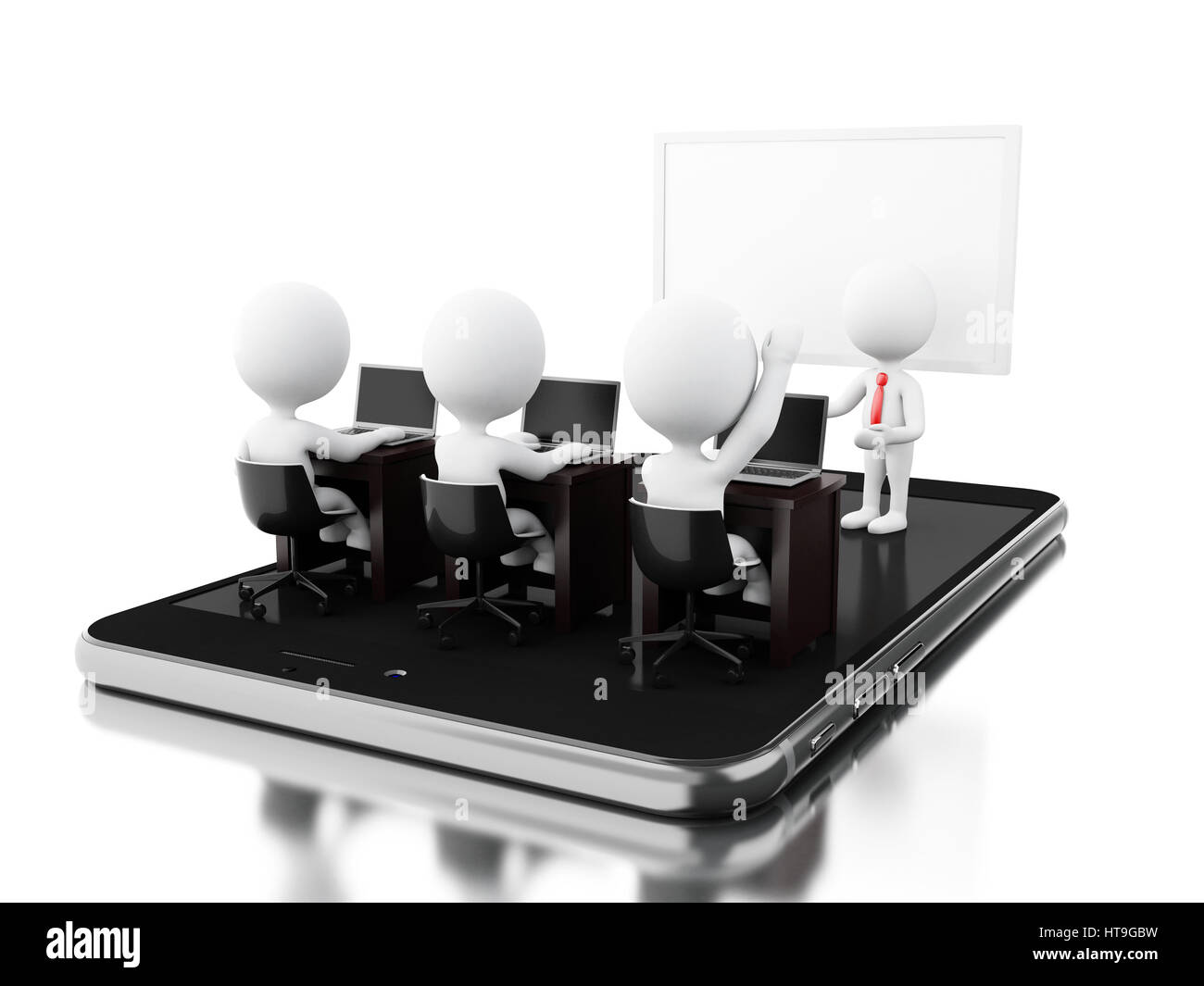 3d Man Meeting Online