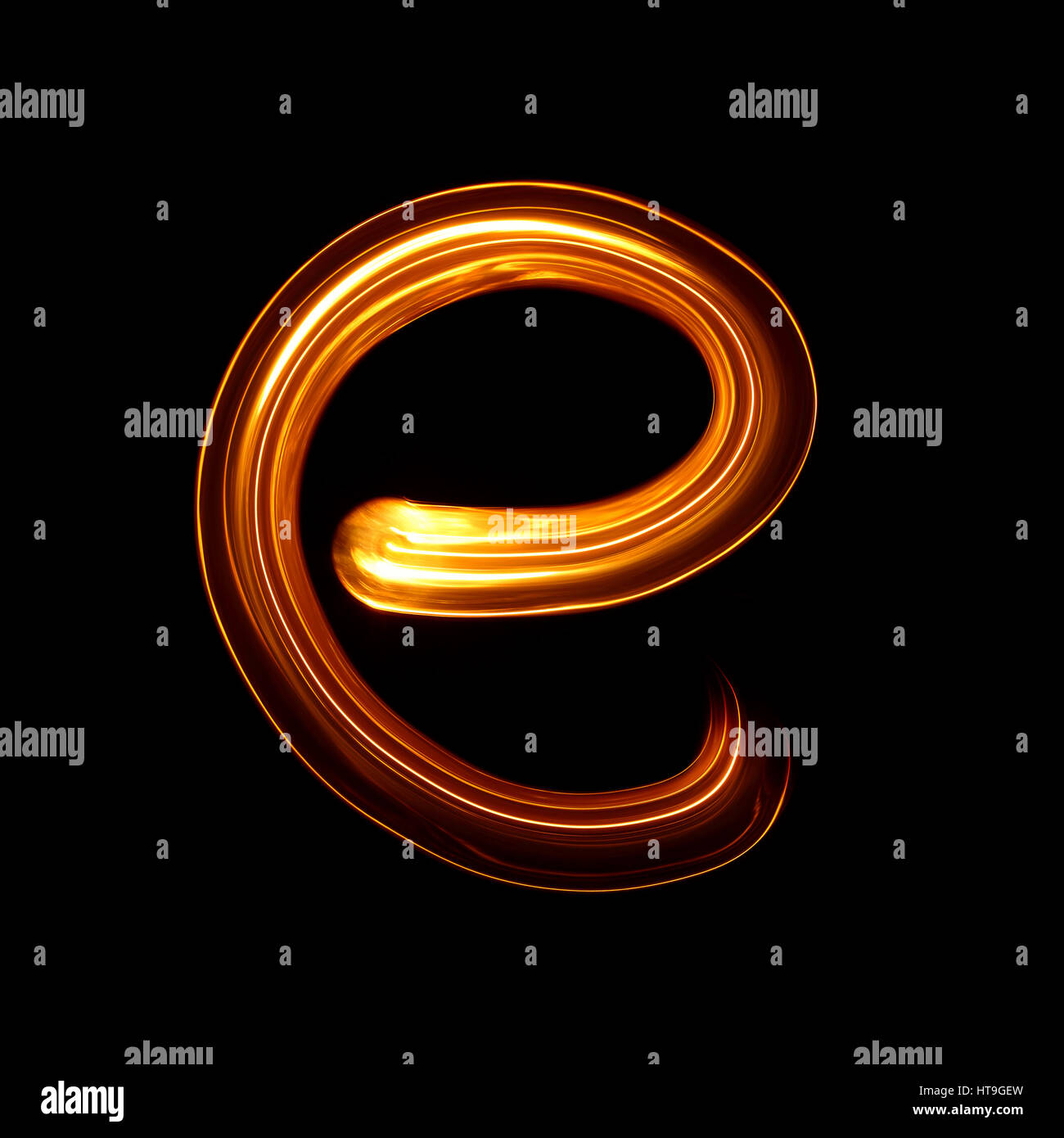 Neon letter e hi-res stock photography and images - Alamy