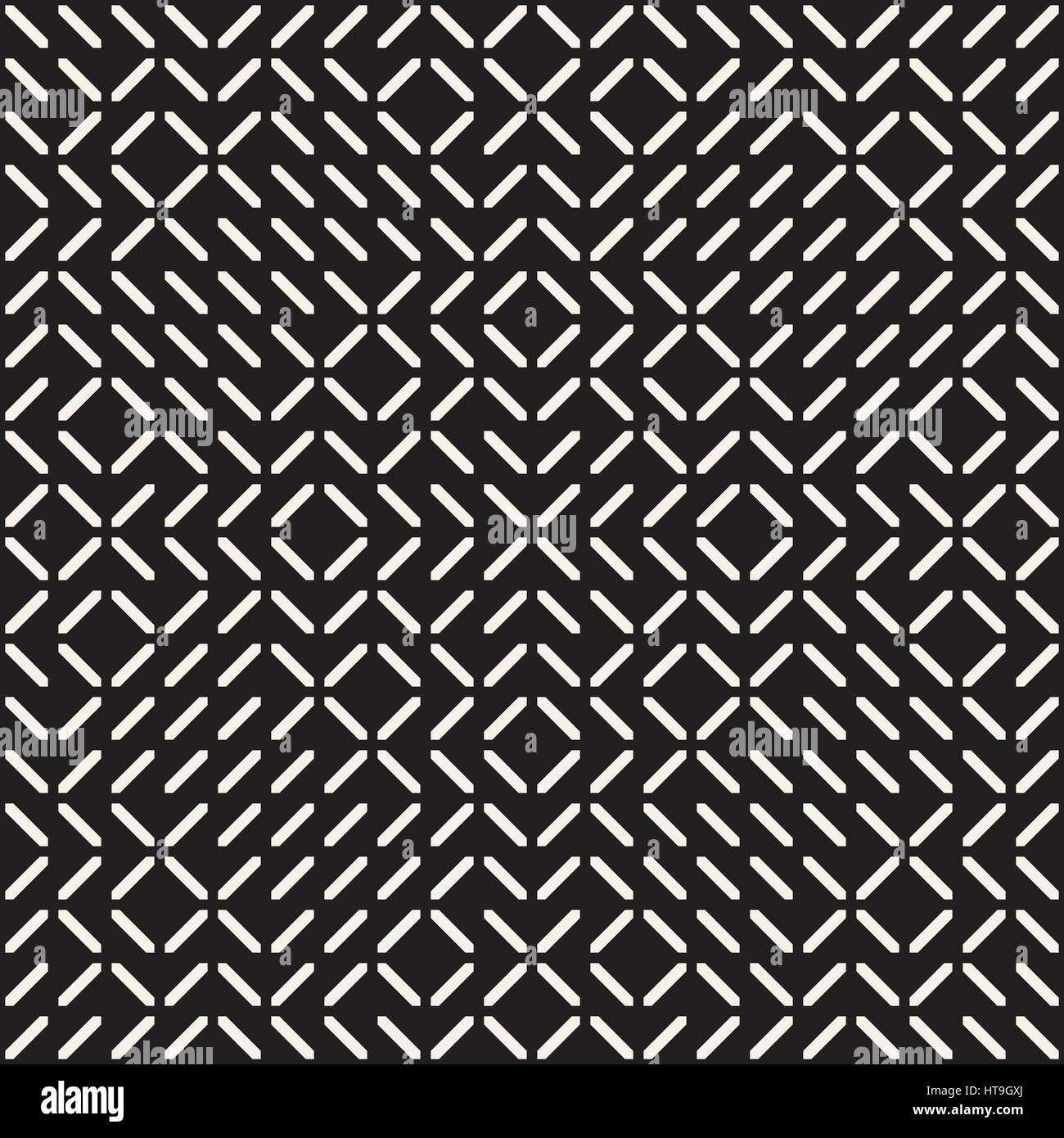 Geometric Ethnic Background with Symmetric Lines Lattice. Vector Abstract Seamless Pattern Stock ...