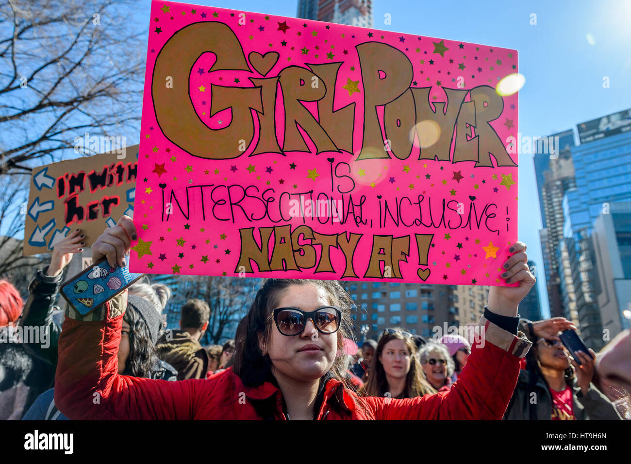 New York, United States. 08th Mar, 2017. To celebrate International ...