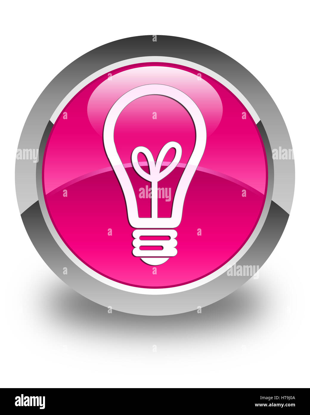 Lightbulb button Cut Out Stock Images & Pictures - Alamy