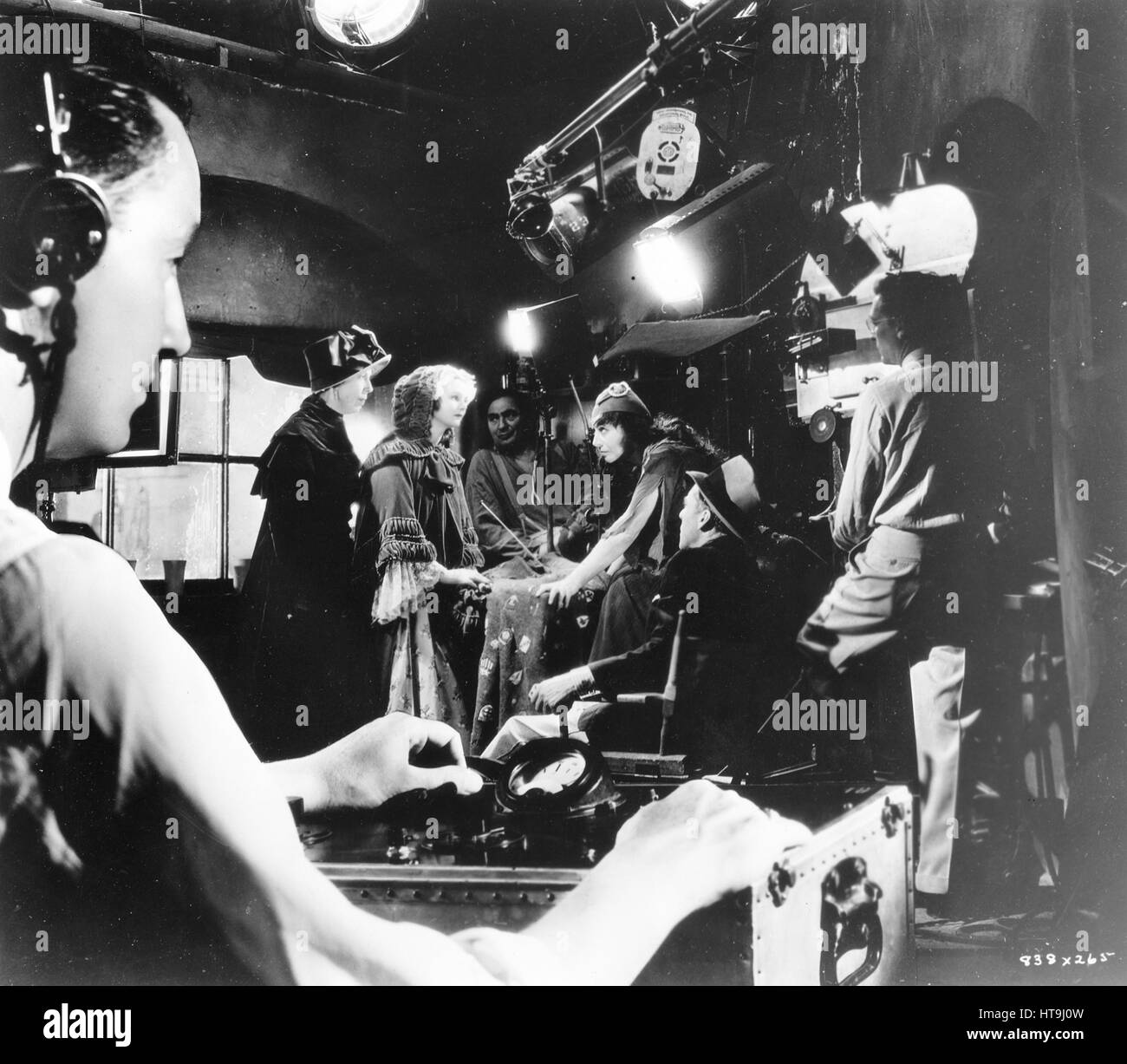 Sound man on set Black and White Stock Photos & Images - Alamy