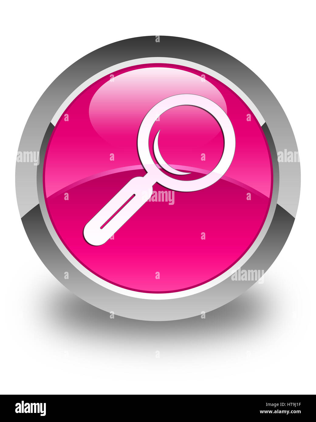 Magnifying glass search button hi-res stock photography and images - Alamy