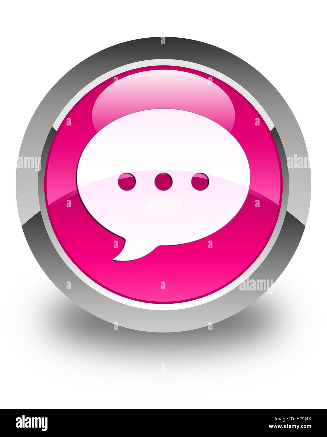 Pink conversation bubble hi-res stock photography and images - Alamy