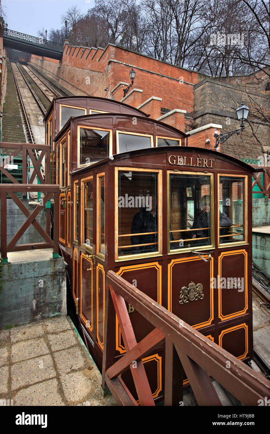 Buda Castle Funicular Railway Stock Photos & Buda Castle Funicular ...