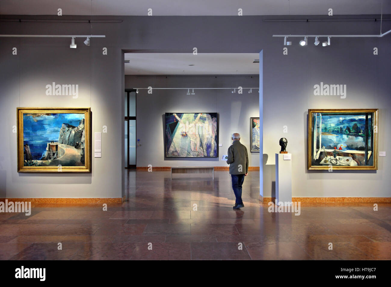 In the Hungarian National Gallery, located in the Royal Palace, Buda ...