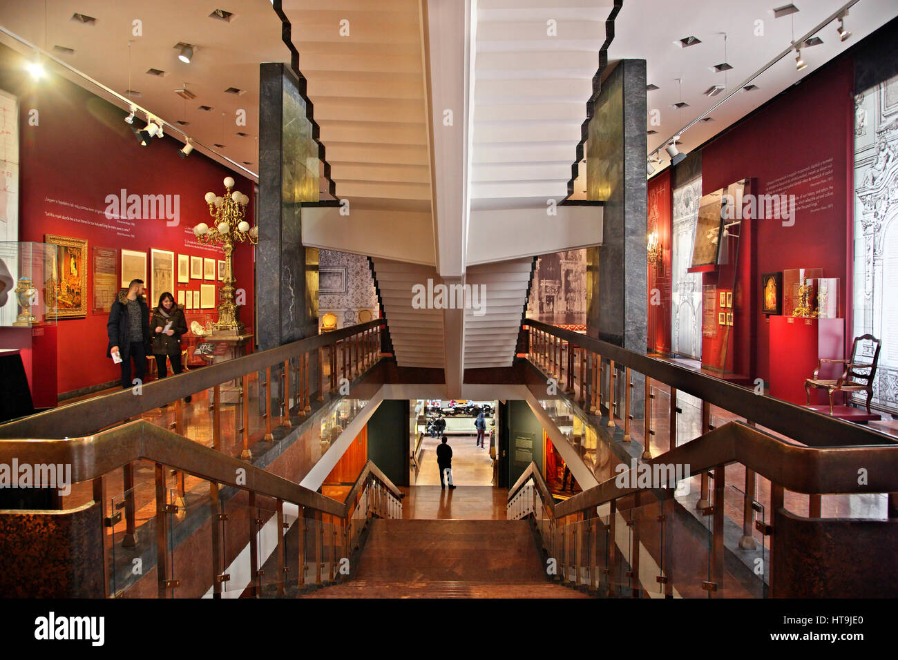 Inside the Budapest History Museum located in the Royal Palace, Buda ...