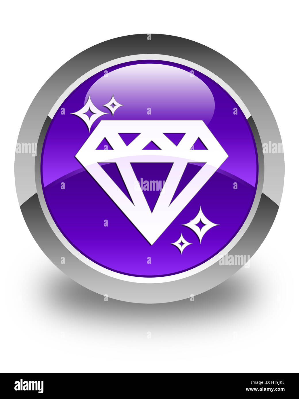 Purple crystal icon hi-res stock photography and images - Alamy