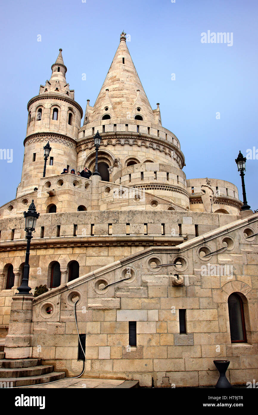 The "Fisherman's Bastion", Castle Hill (Varhegy), Buda, Budapest ...