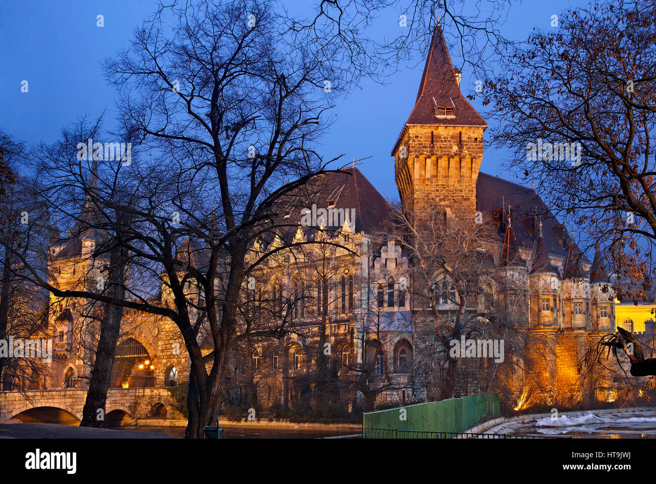 Vajdahunyad Castle in the City Park (Varosliget), Budapest, Hungary ...