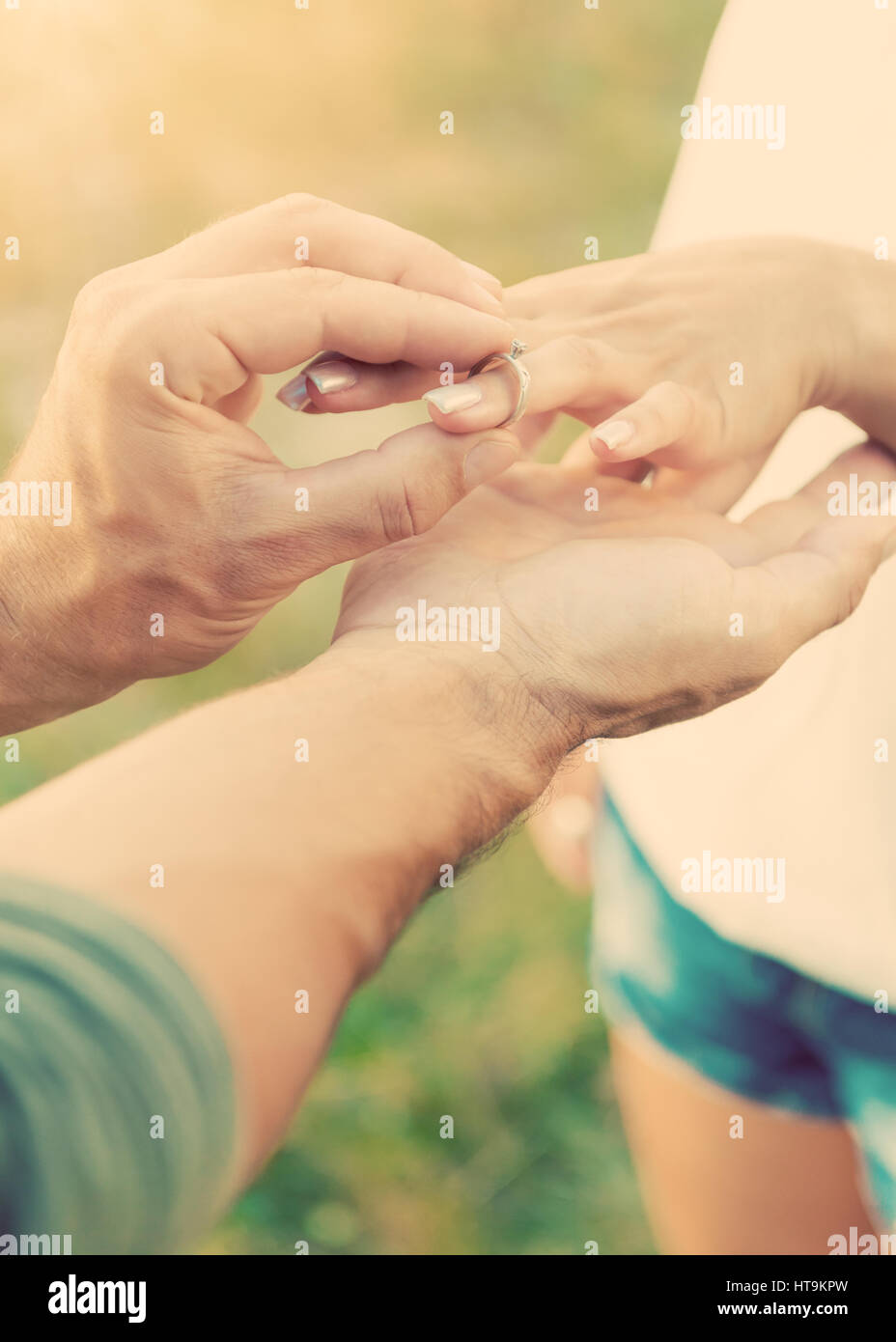 Asking for hand in marriage hi-res stock photography and images - Alamy