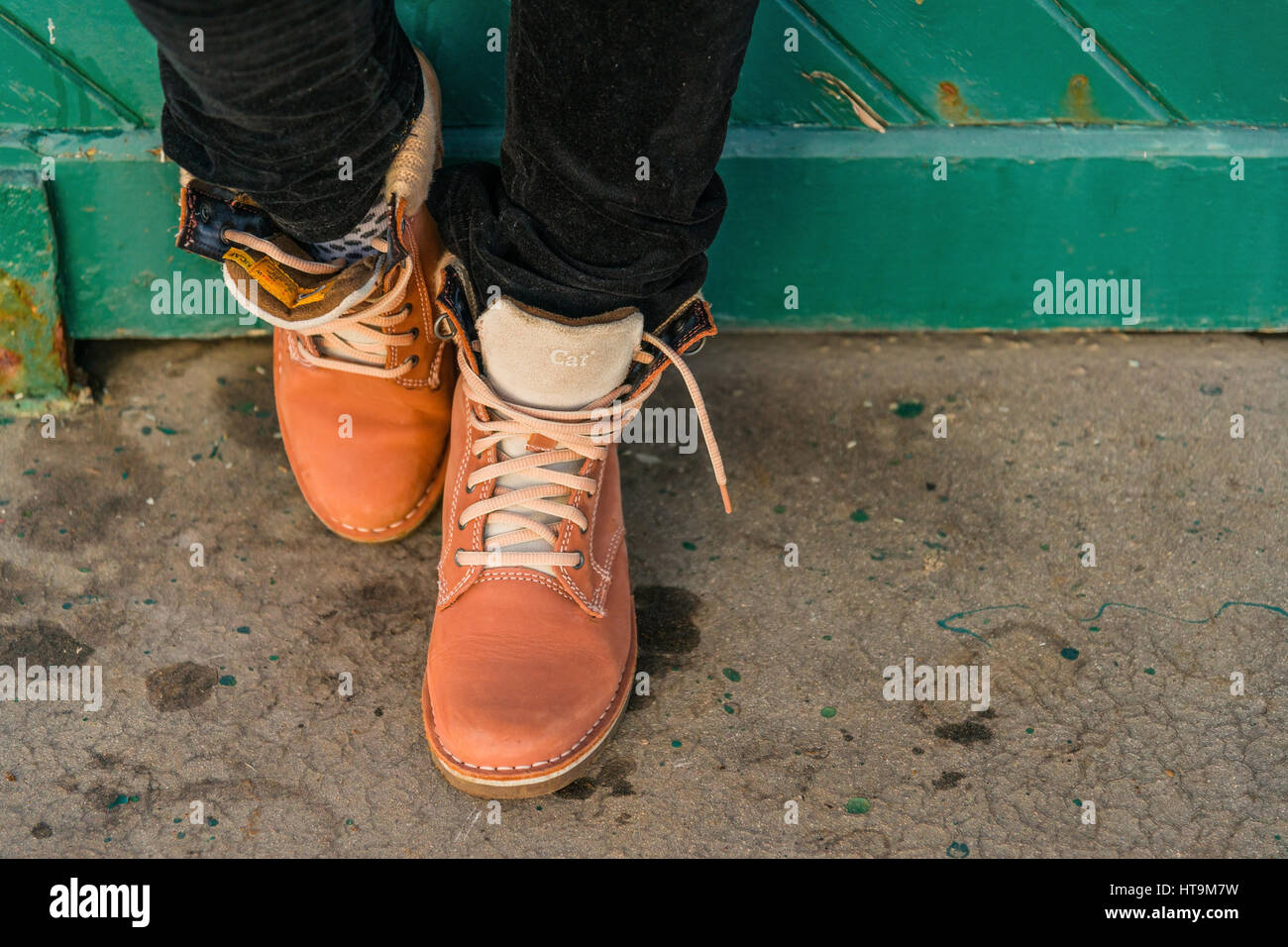 Wearing shoe tight hi-res stock photography and images - Alamy