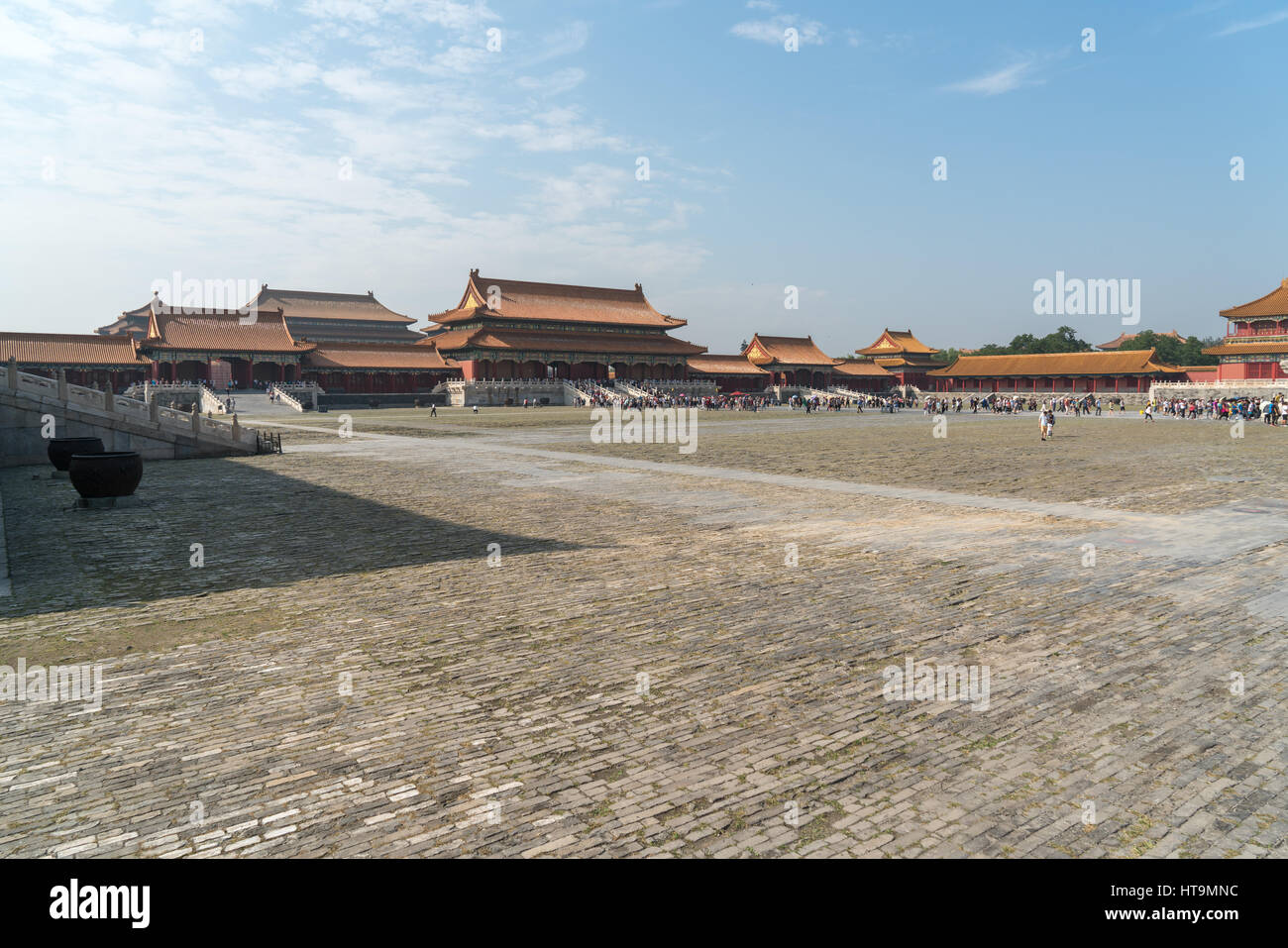 A view of the inner courtyard of the Imperial Palace, Forbidden City in ...