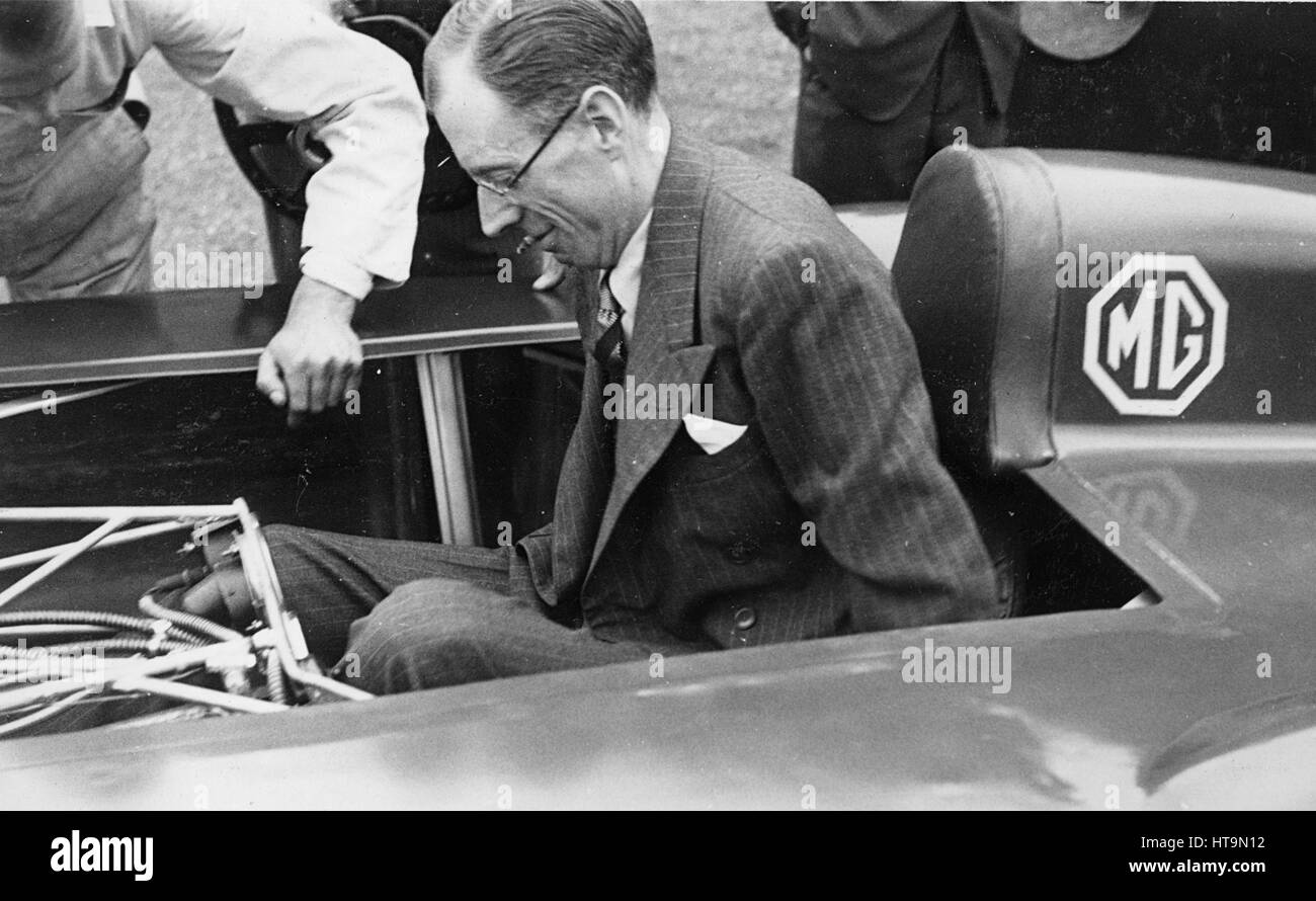 Reid Railton in MG EX135 Stock Photo - Alamy