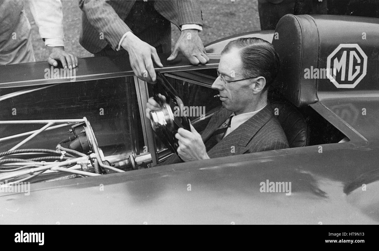 Reid Railton in MG EX135 Stock Photo - Alamy