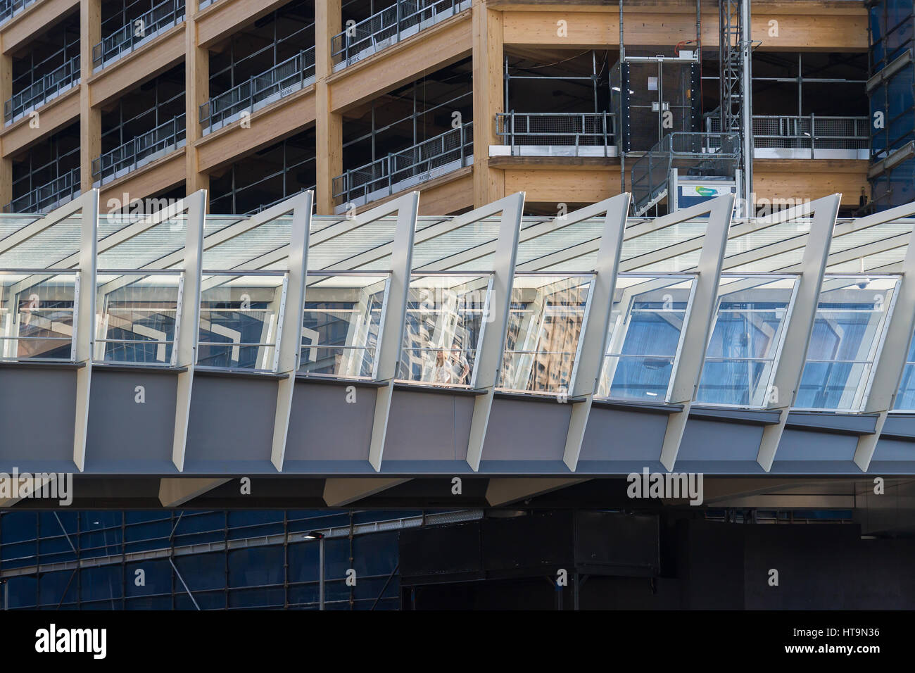 Barangaroo Pedestrian Bridge known as The Wynyard Walk is a 180 metre ...