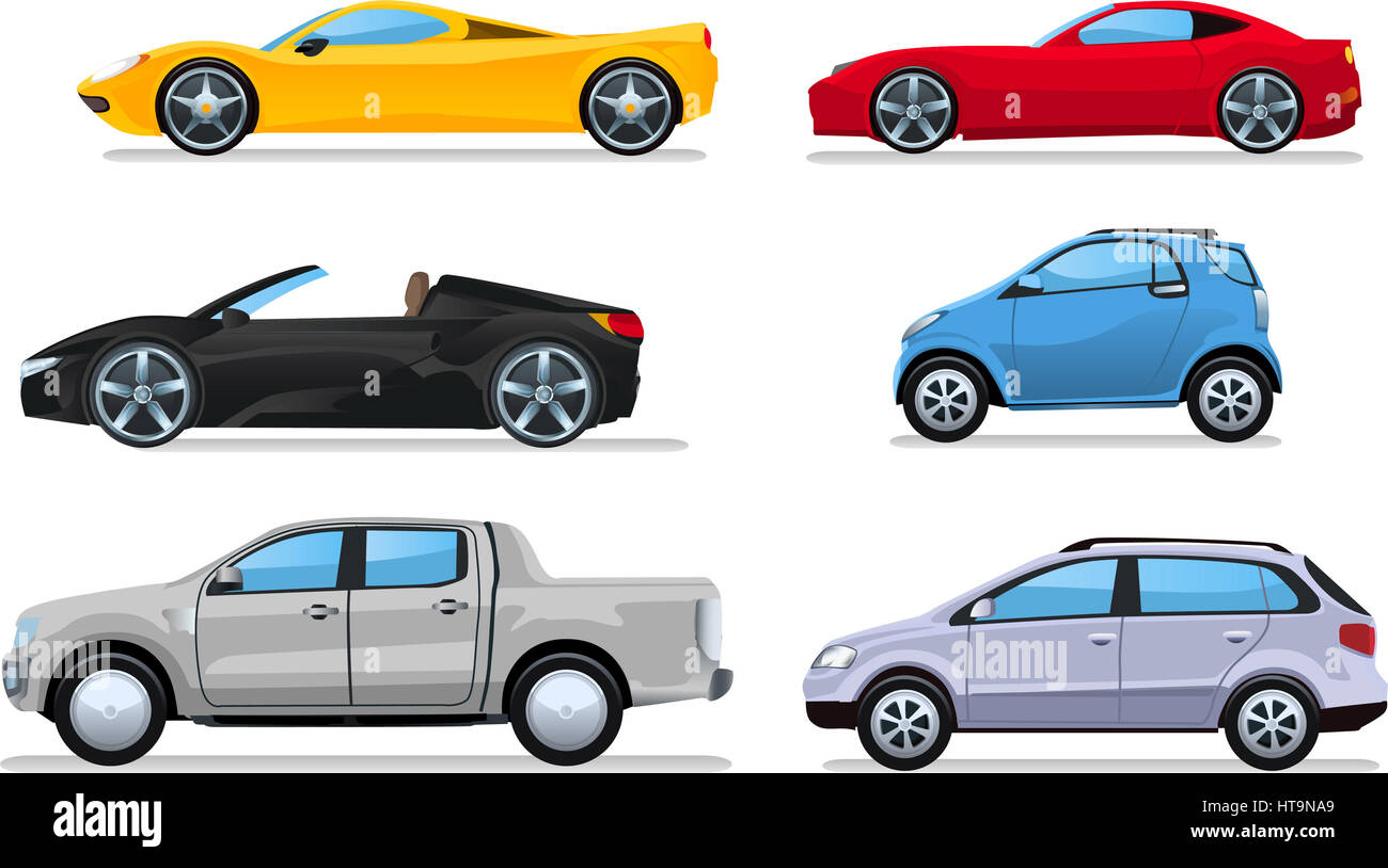 Car cartoon illustrations Stock Photo - Alamy