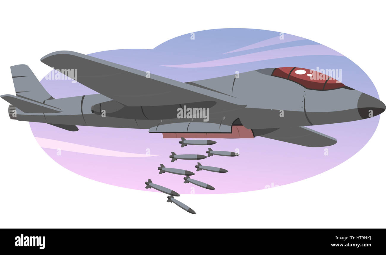 Plane dropping bombs hi-res stock photography and images - Alamy