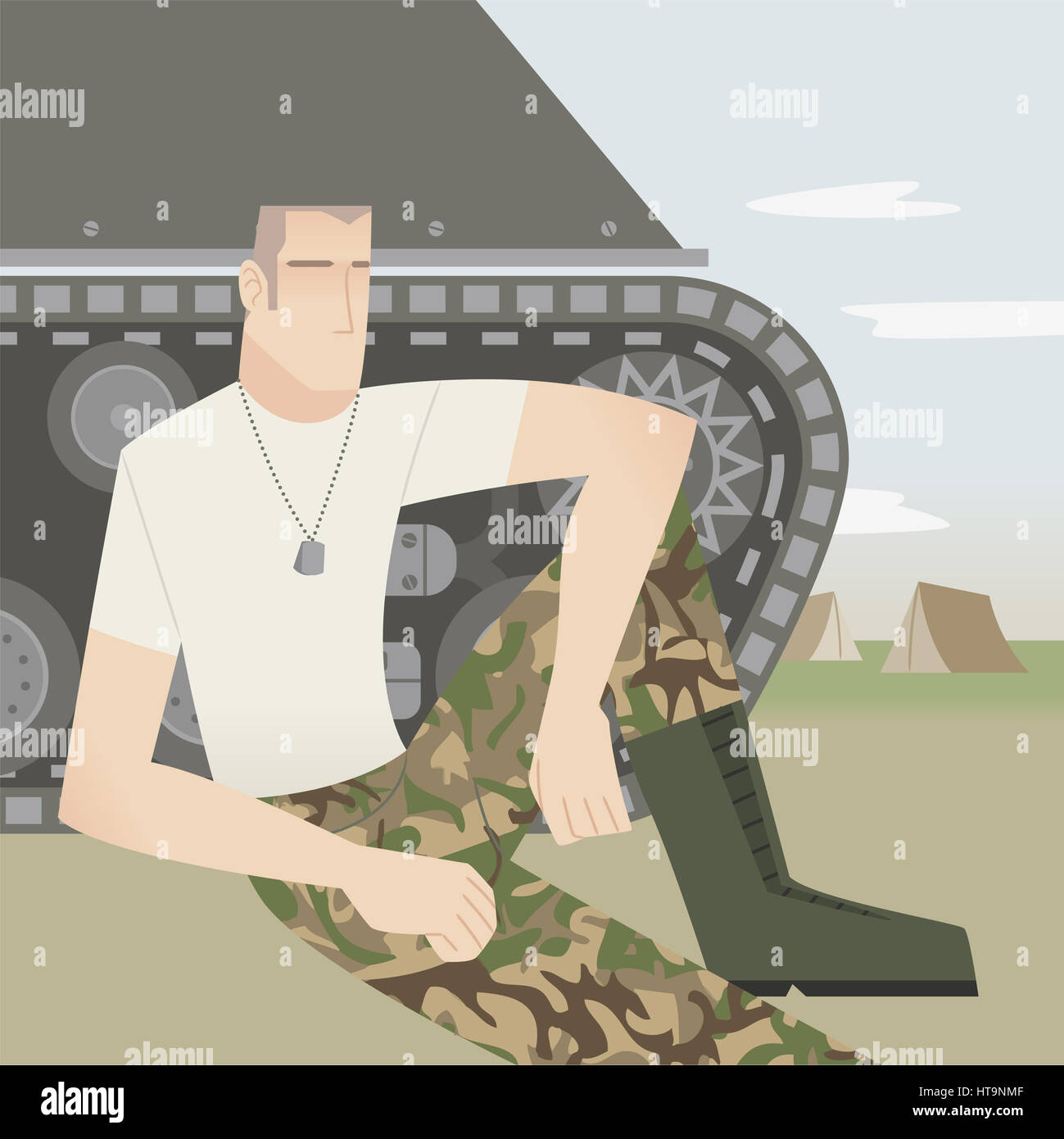 Us army tank gunner hi-res stock photography and images - Alamy