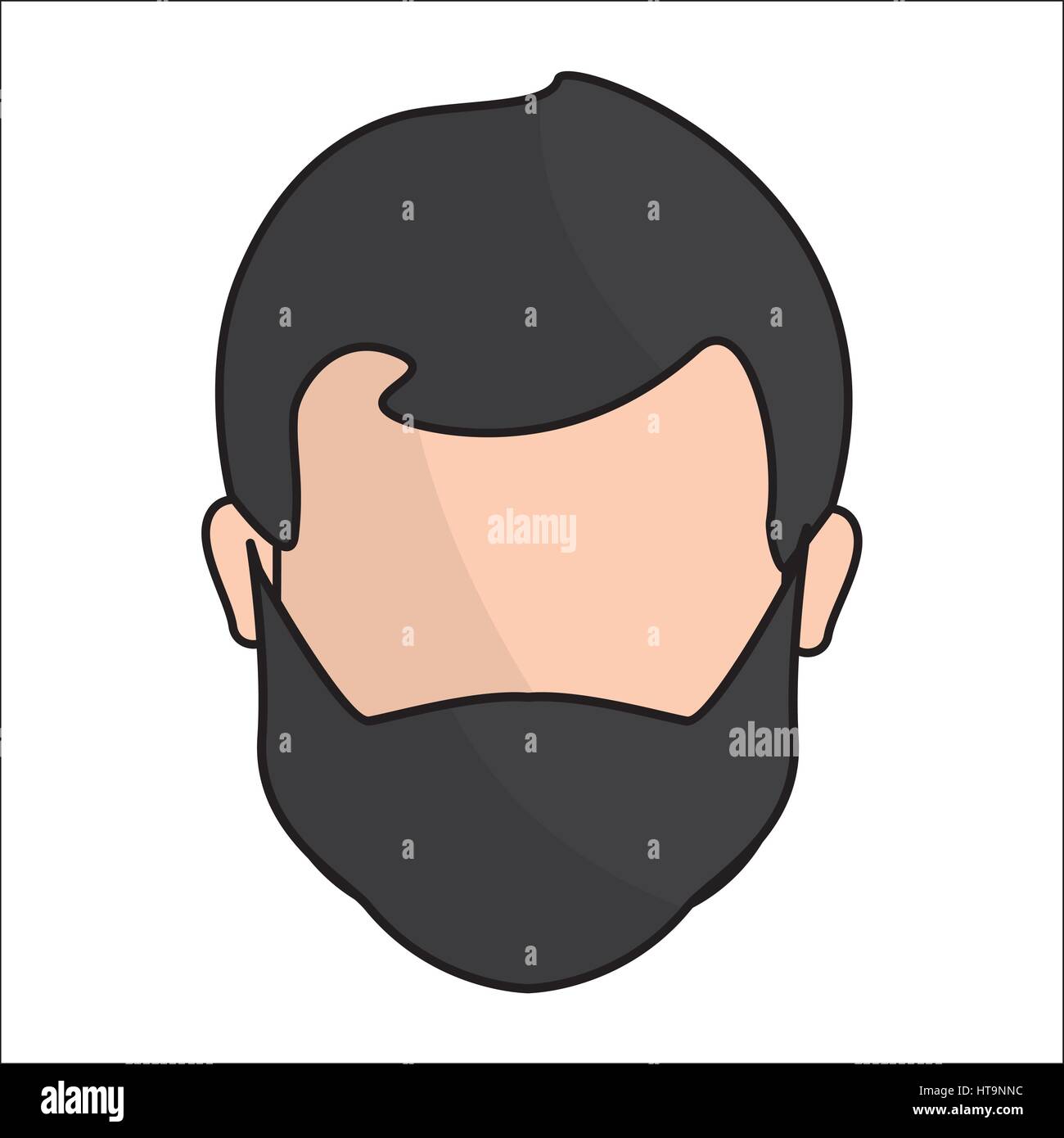 people, avatar face men icon, vector illustraction design image Stock ...