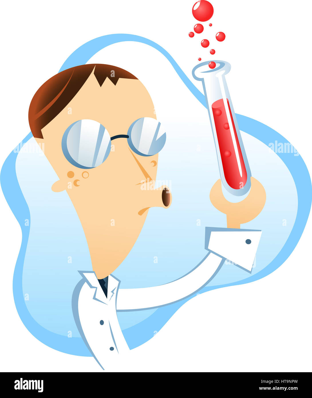 Scientist making a big discovery Stock Photo - Alamy