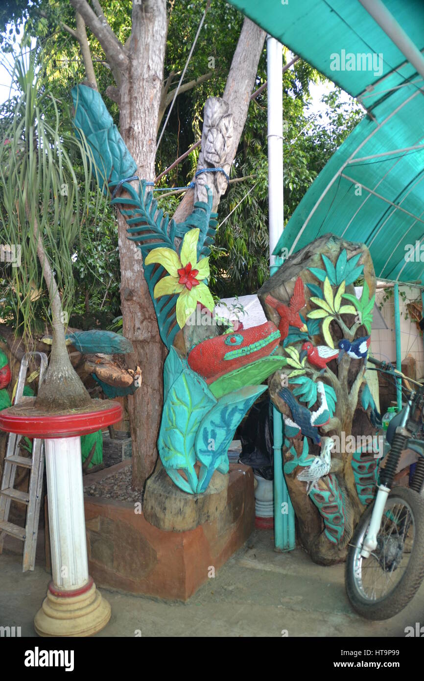 Hotel Deep forest garden, Puerto Princesa, Palawan, Philippines Stock ...