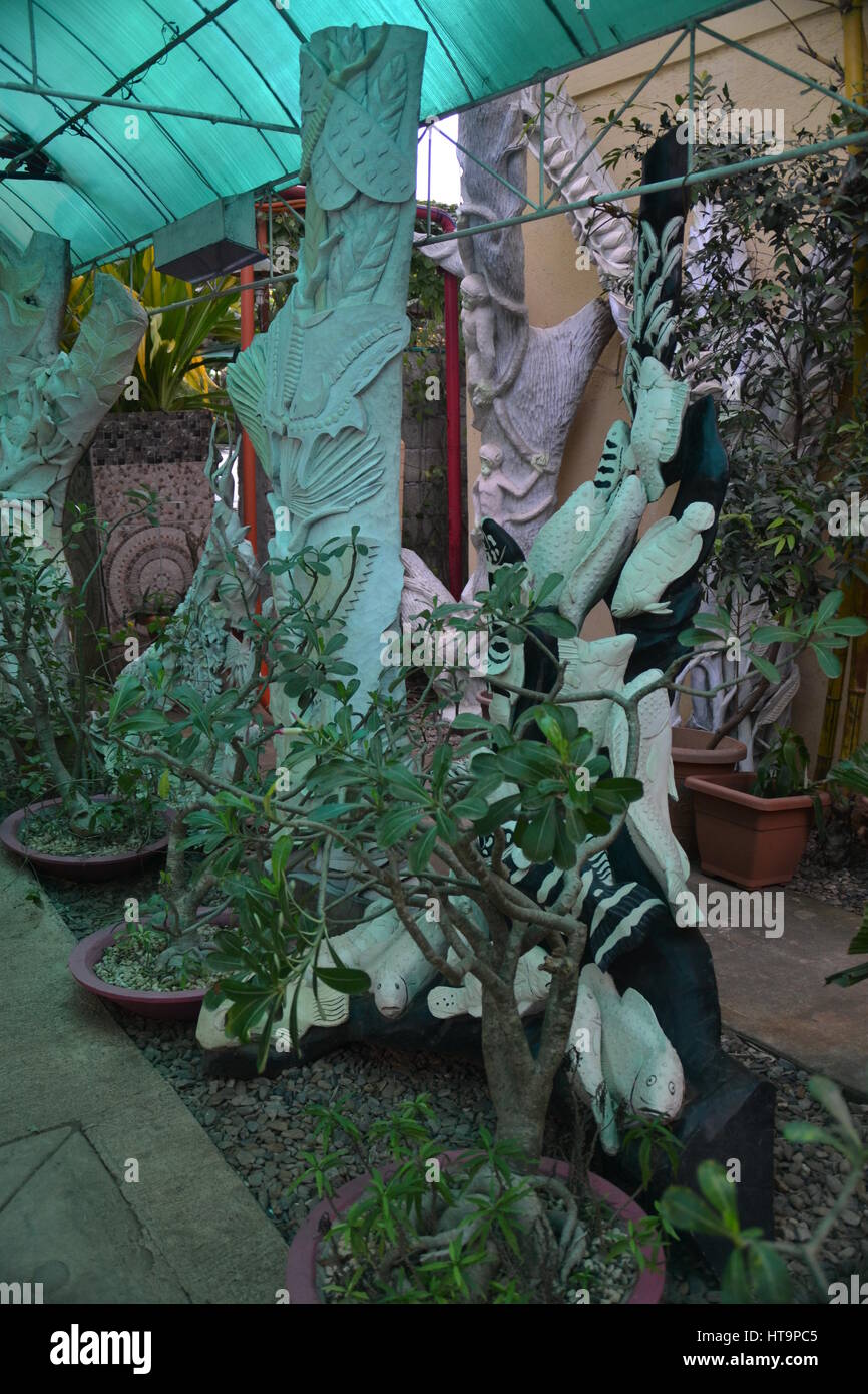 Hotel Deep forest garden, Puerto Princesa, Palawan, Philippines Stock ...