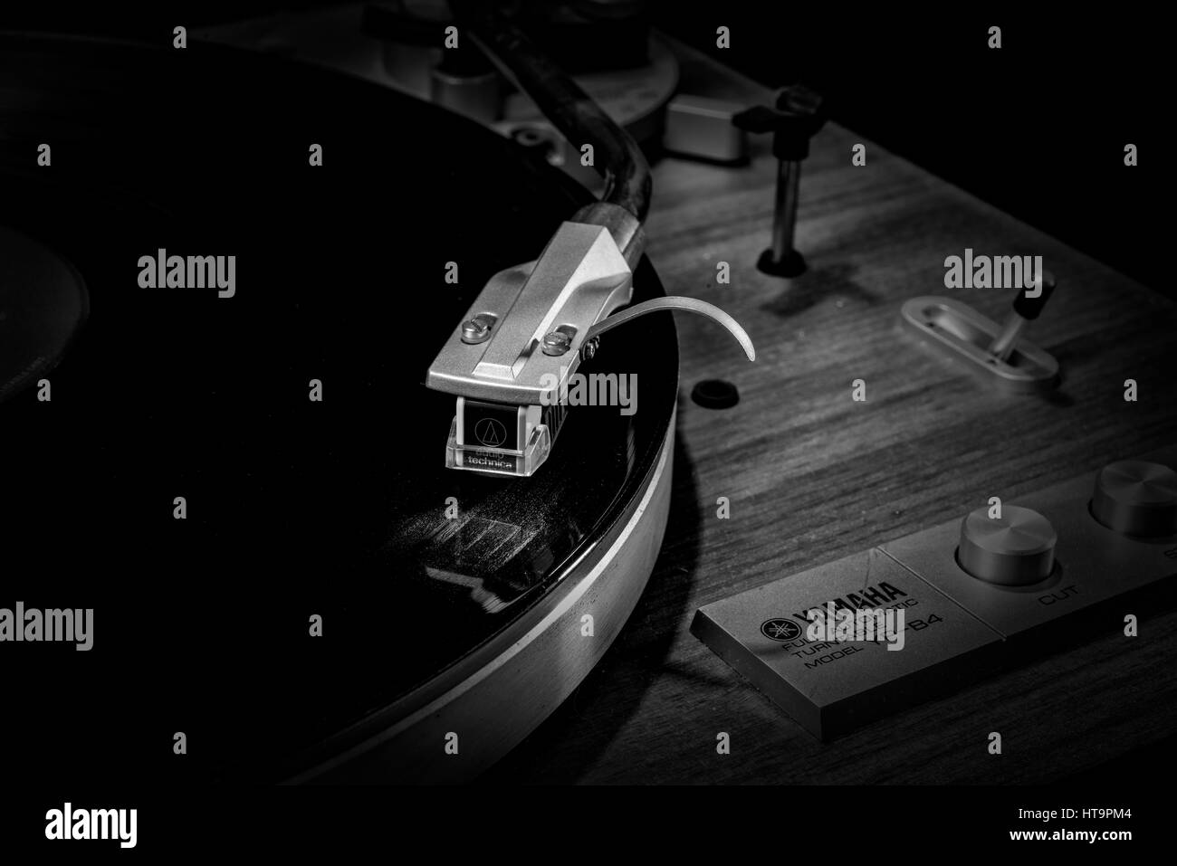Record player Black and White Stock Photos & Images - Alamy