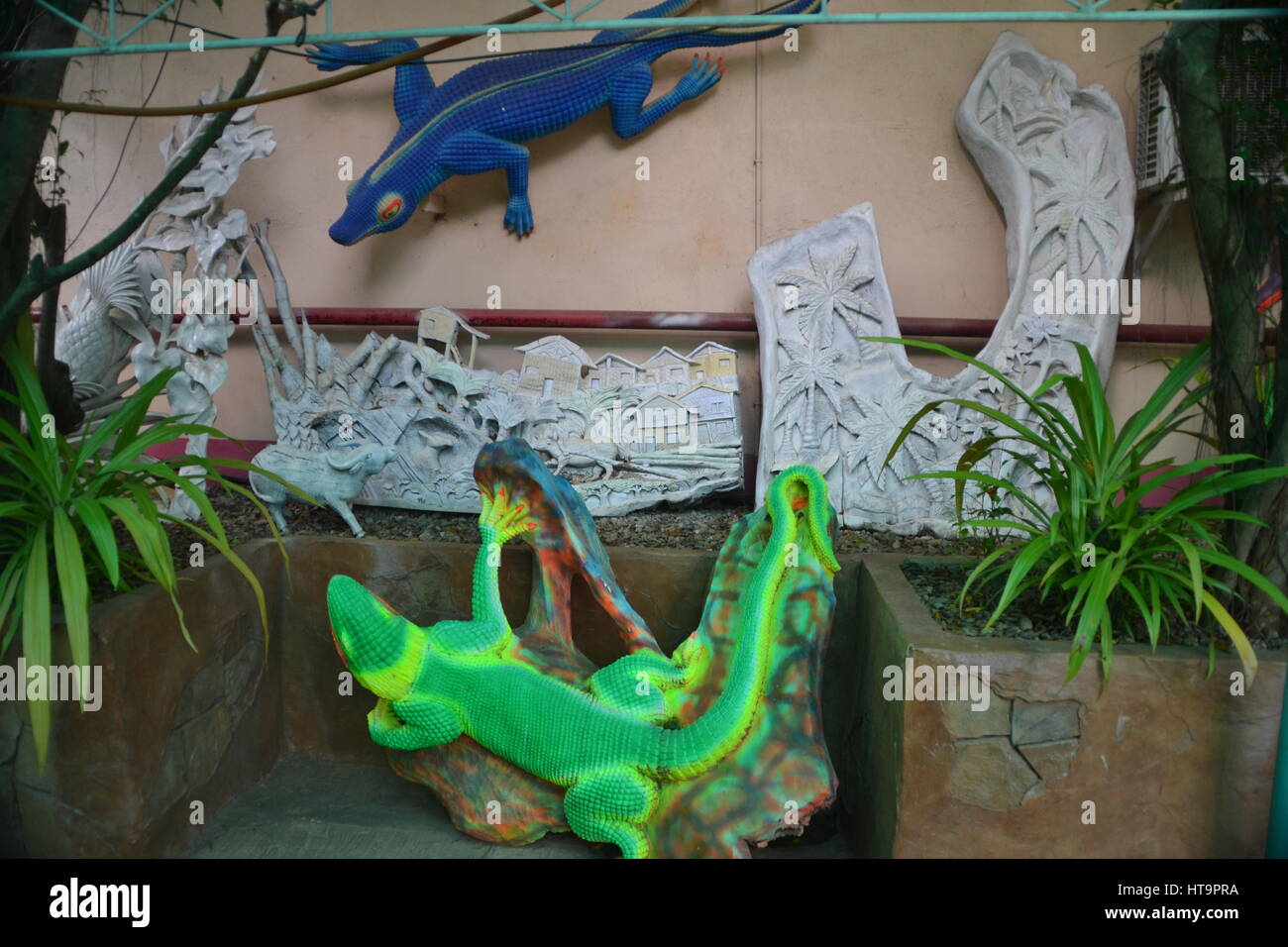 Hotel Deep forest garden, Puerto Princesa, Palawan, Philippines Stock ...