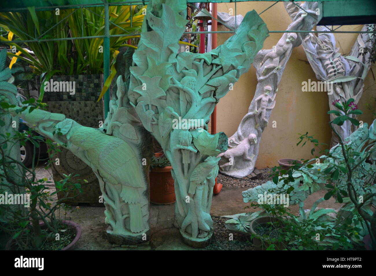 Hotel Deep forest garden, Puerto Princesa, Palawan, Philippines Stock ...