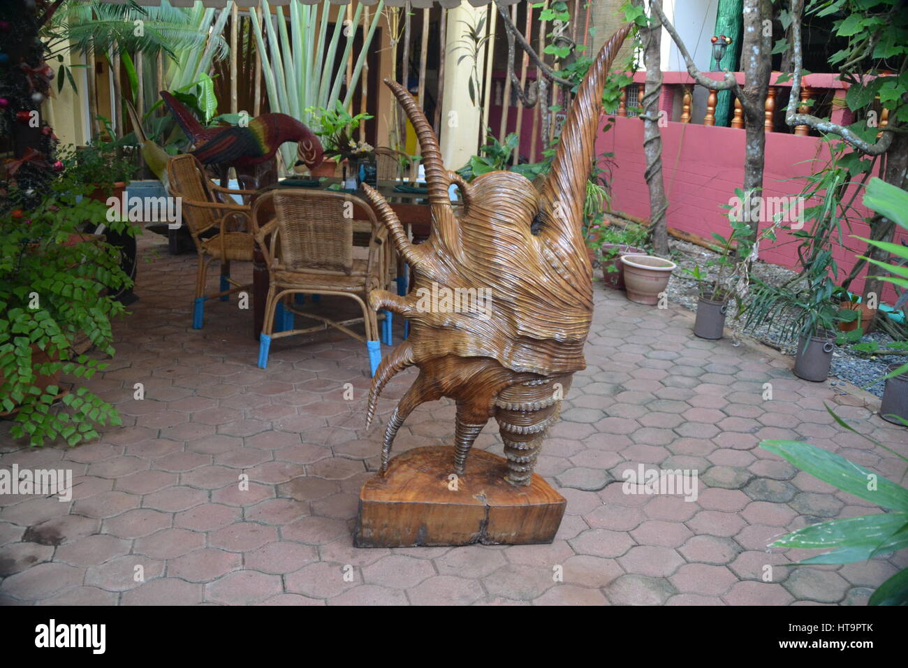 Hotel Deep forest garden, Puerto Princesa, Palawan, Philippines Stock ...