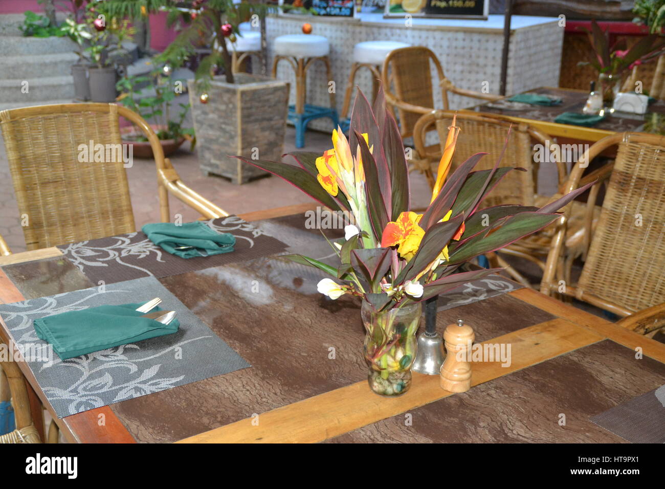 Hotel Deep forest garden, Puerto Princesa, Palawan, Philippines Stock ...