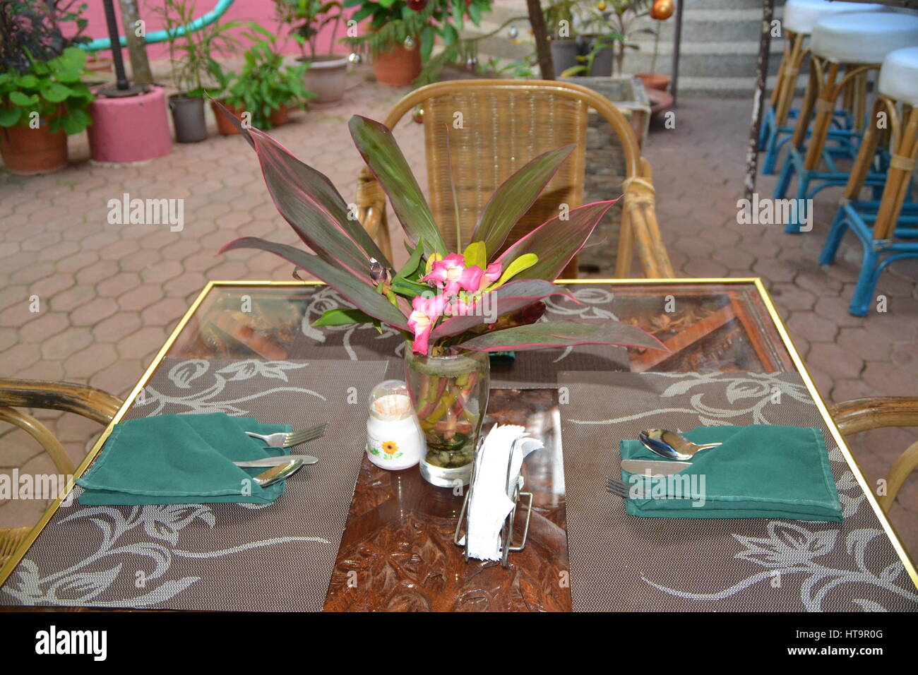 Hotel Deep forest garden, Puerto Princesa, Palawan, Philippines Stock ...