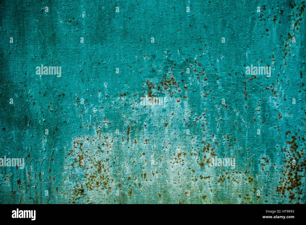 Green wall texture background with rust Stock Photo - Alamy