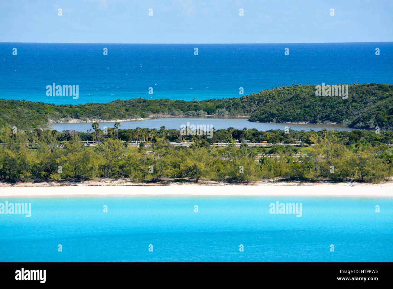 Half Moon Cay, Bahamas, Caribbean Stock Photo - Alamy