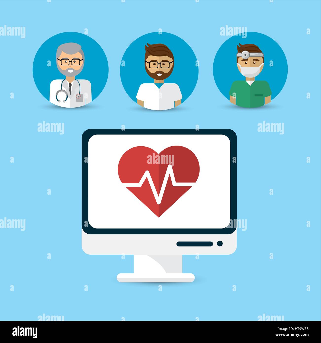 Medical computer generated Stock Vector Images - Alamy