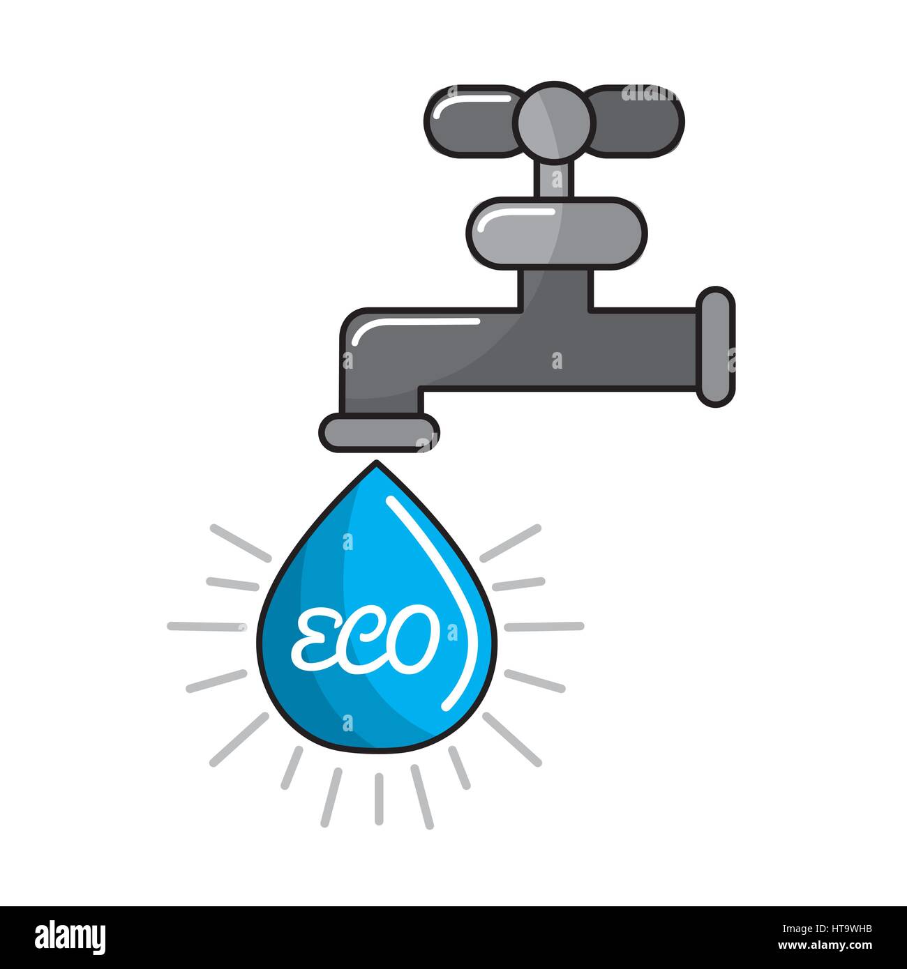 reduce and save water icon Stock Vector Image & Art - Alamy