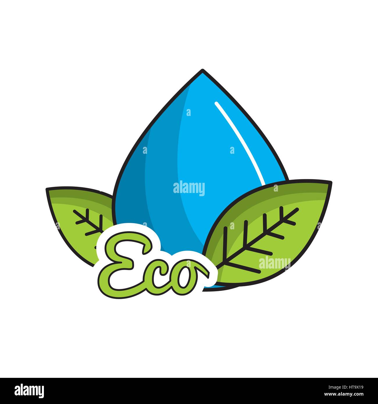 Save water icon Stock Vector Images - Alamy