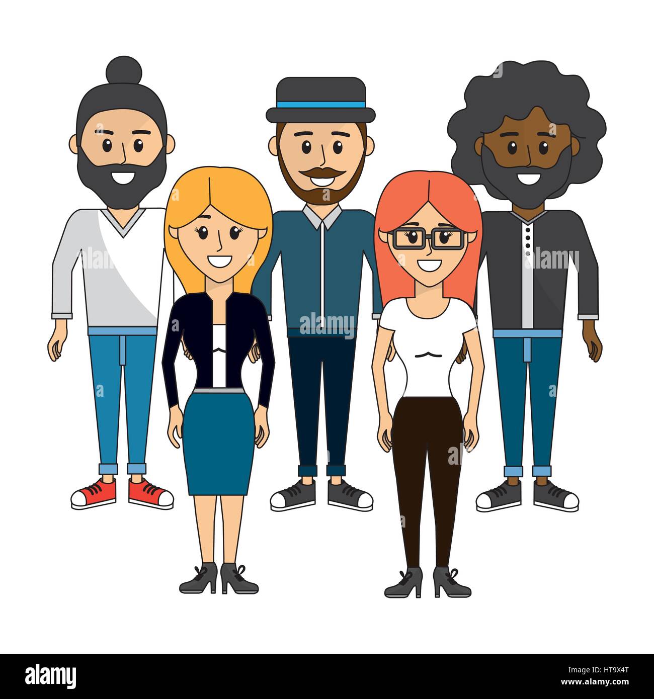 friends, people happy together icon Stock Vector Image & Art - Alamy