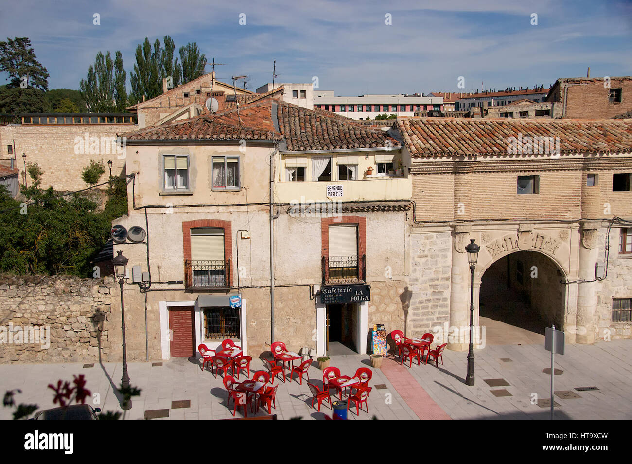 Building in Burgos, Castile, Spain Stock Photo - Alamy