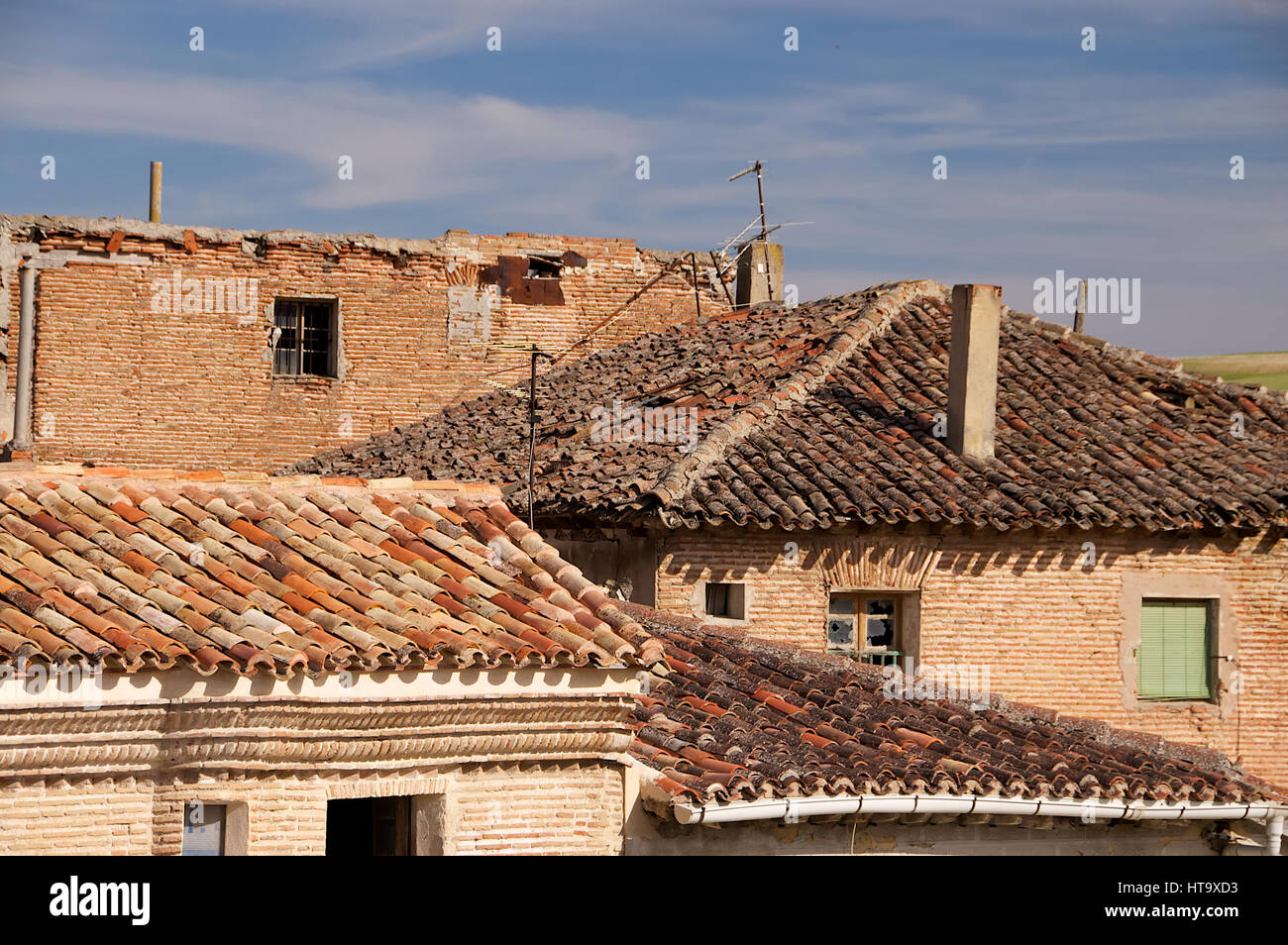 Building in Burgos, Castile, Spain Stock Photo - Alamy