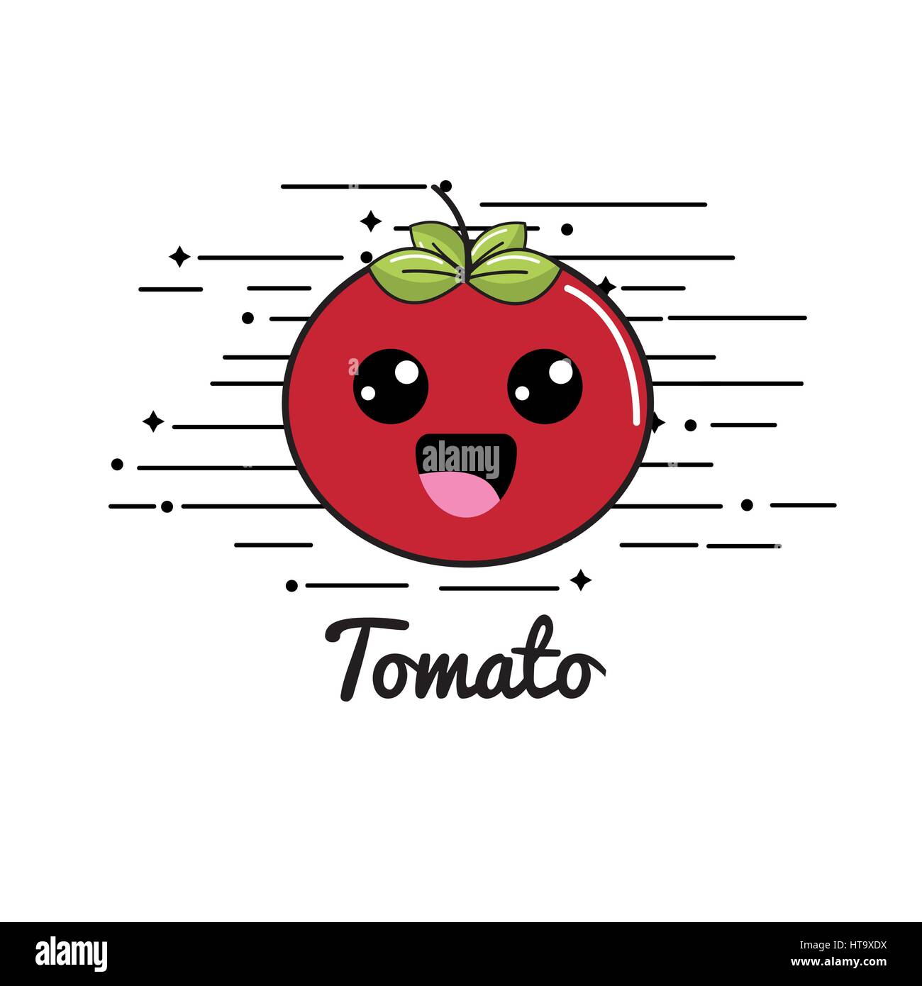 Cucumber vegetable character color Cut Out Stock Images & Pictures - Alamy