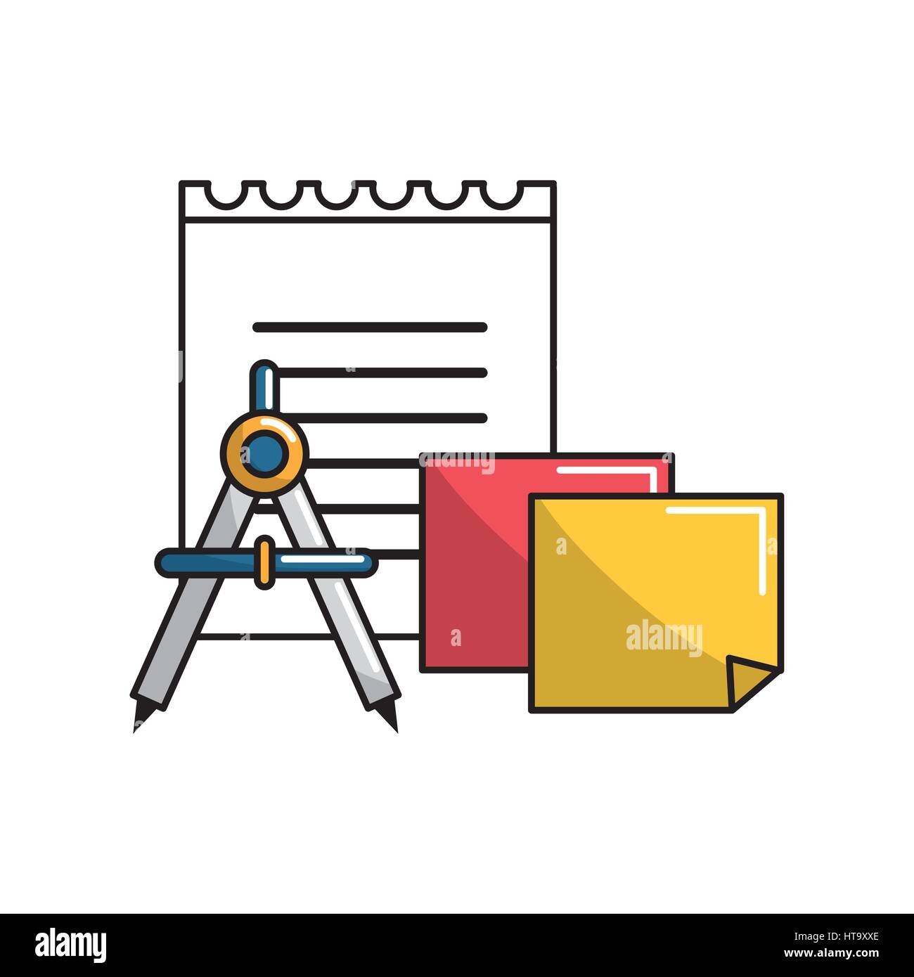 color school tools icon Stock Vector Image & Art - Alamy
