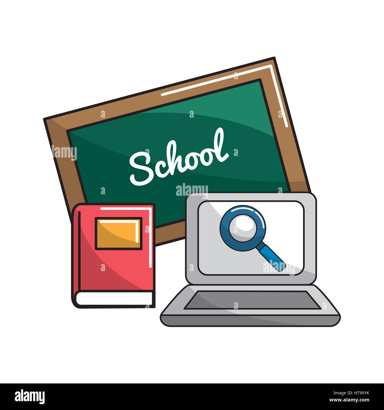 Paper board training isolated Stock Vector Images - Alamy