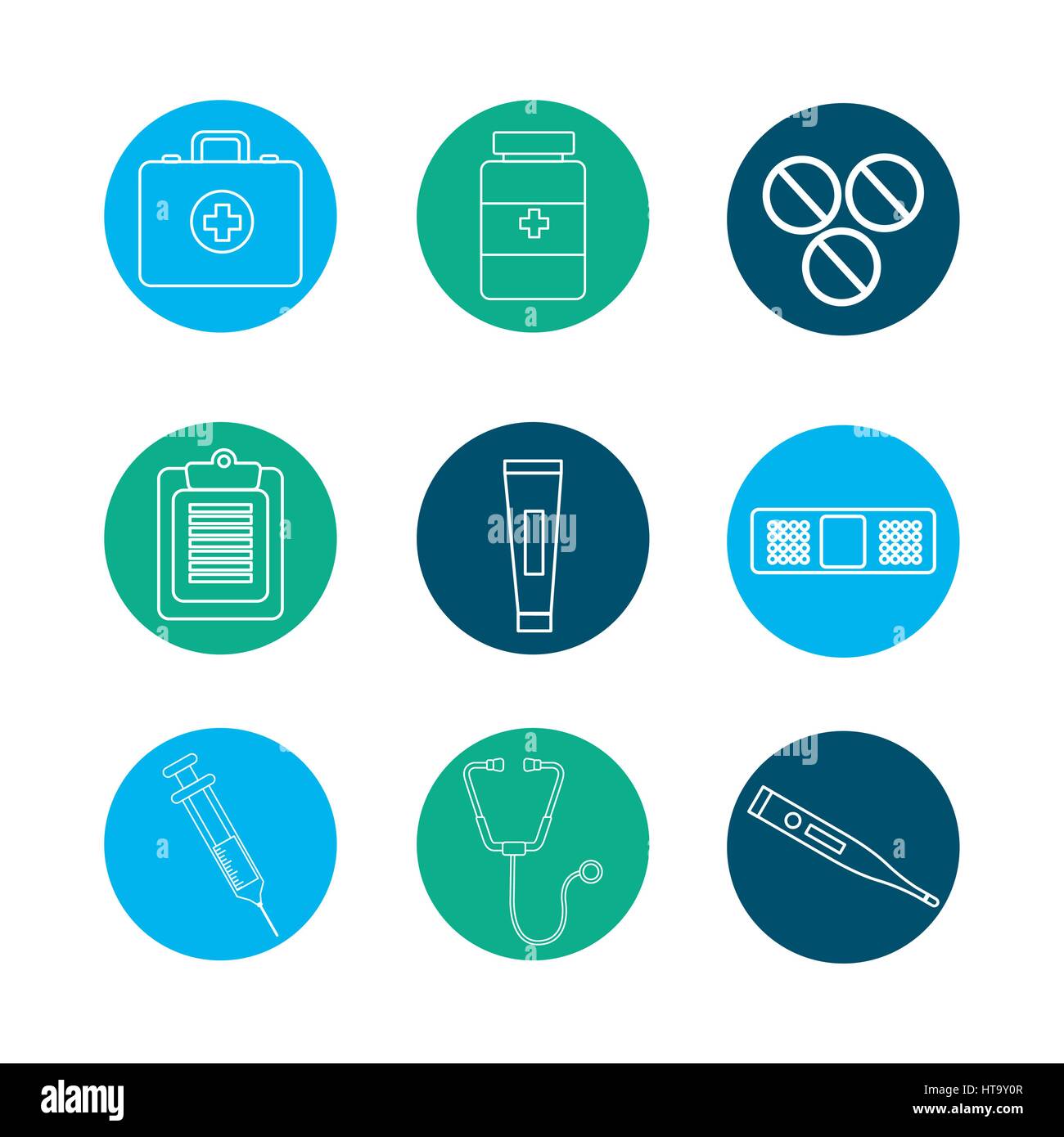 hospital tools and first aid icon Stock Vector Image & Art - Alamy