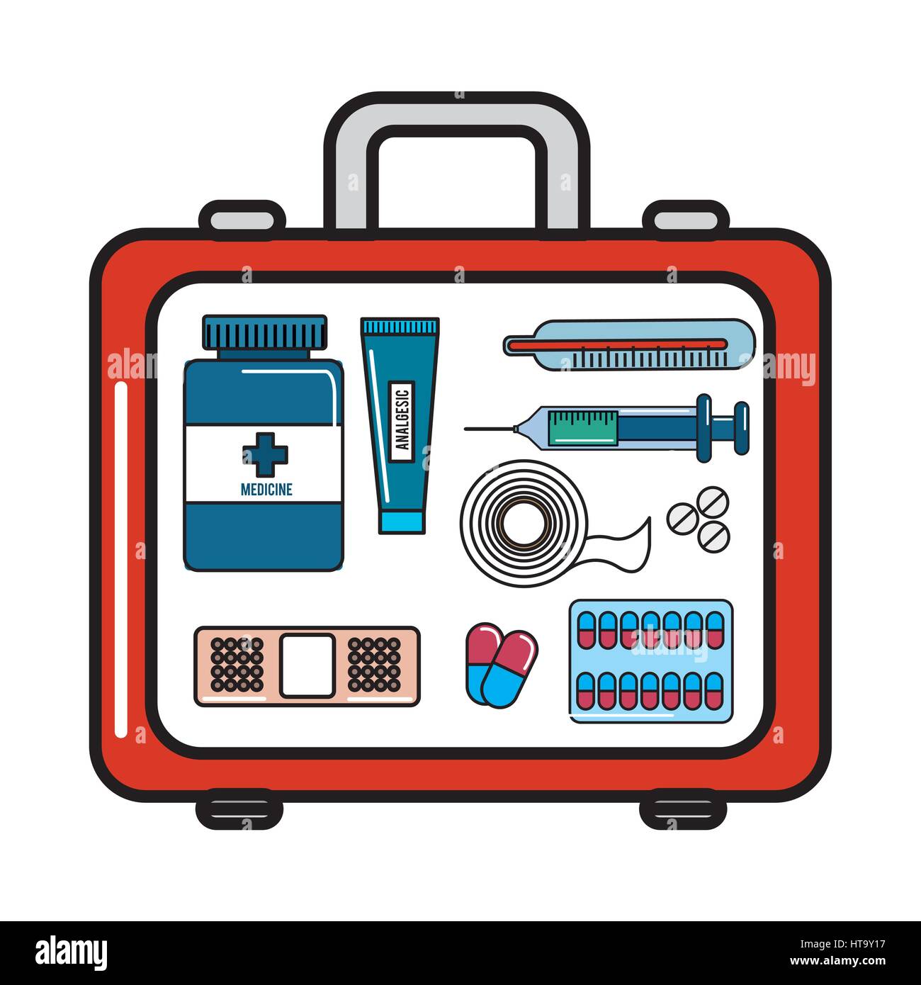 color first aid kit icon Stock Vector Image & Art - Alamy